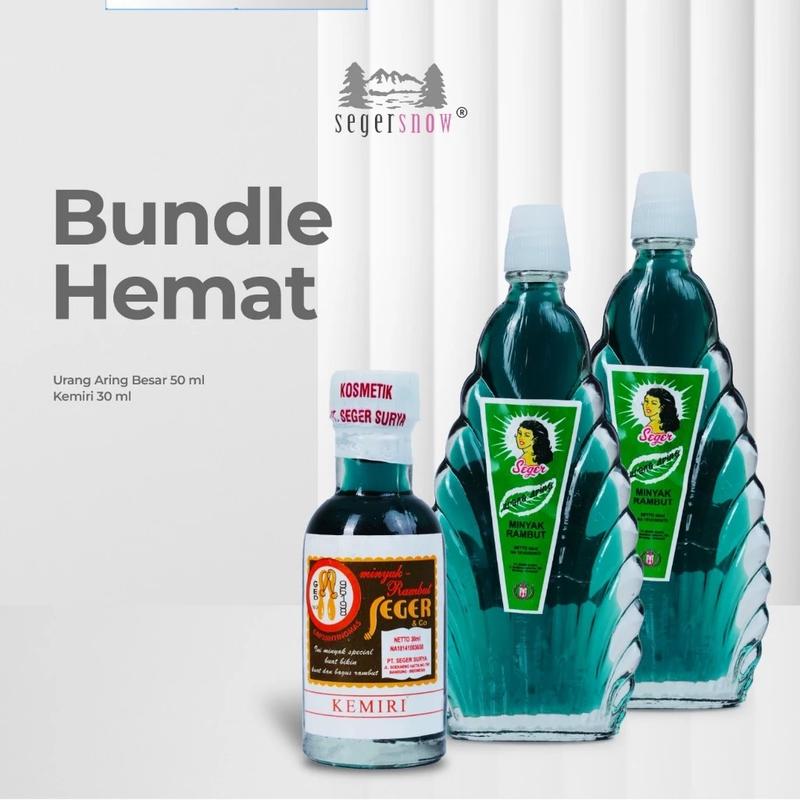 Seger Snow Bundle Hemat Haircare (2 Minyak Rambut Urang Aring 50ml ...