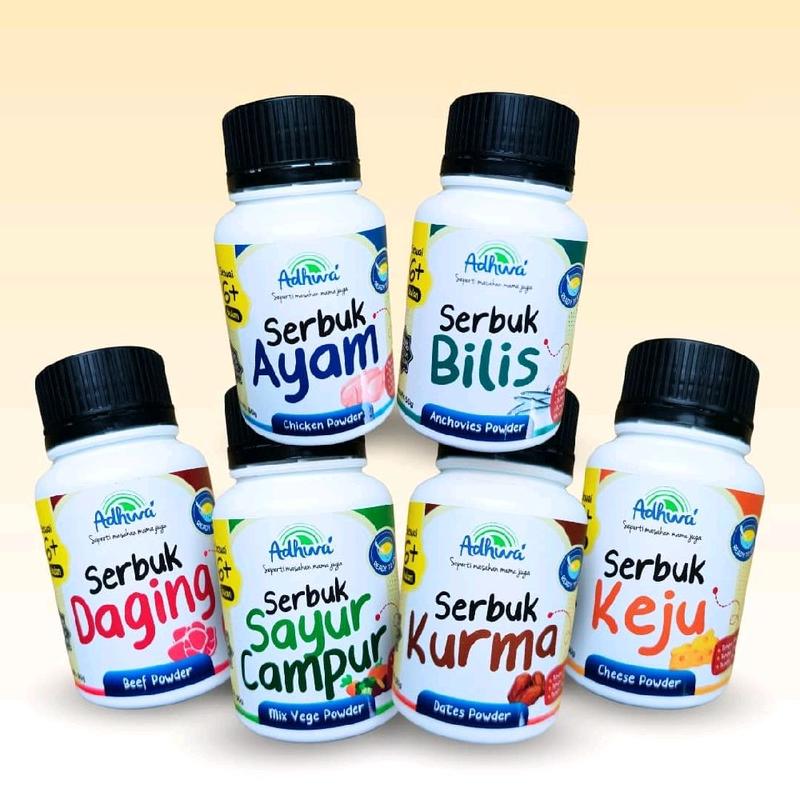 ADHWA Serbuk Perasa Makanan Bayi Seasoning Baby Baby Food 50g - TikTok ...