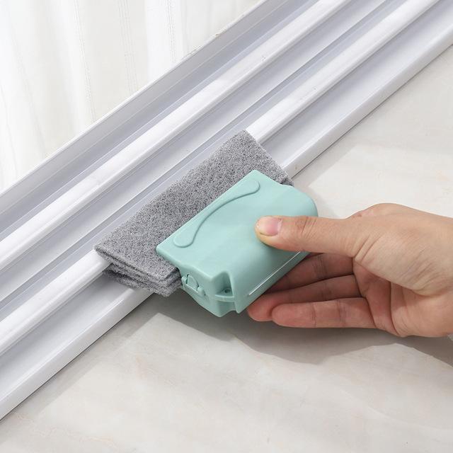 Two in one detachable window slot cleaning brush, door and window ...