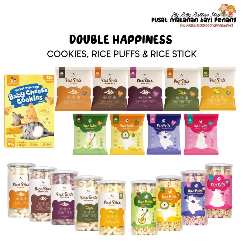 DOUBLE HAPPINESS Cookies, Rice Puffs and Rice Sticks - Baby Food ...
