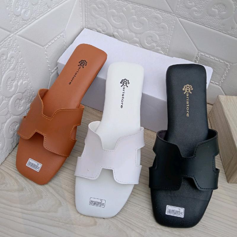 sendal wanita teplek terbaru motif H simpel mewah (tersedia 37-40 ...