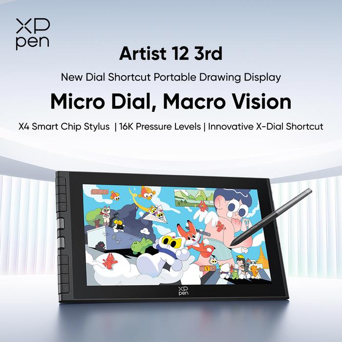 Promo 【Fast delivery】XPPen Artist 12 3rd Pen Display Drawing Display 11 ...