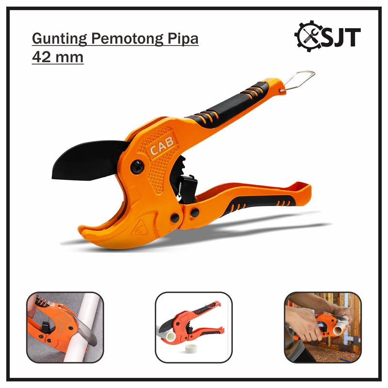 SJT- Gunting Pemotong Pipa PVC 42 MM Tang Potong Pipe Tubing Cutter ...