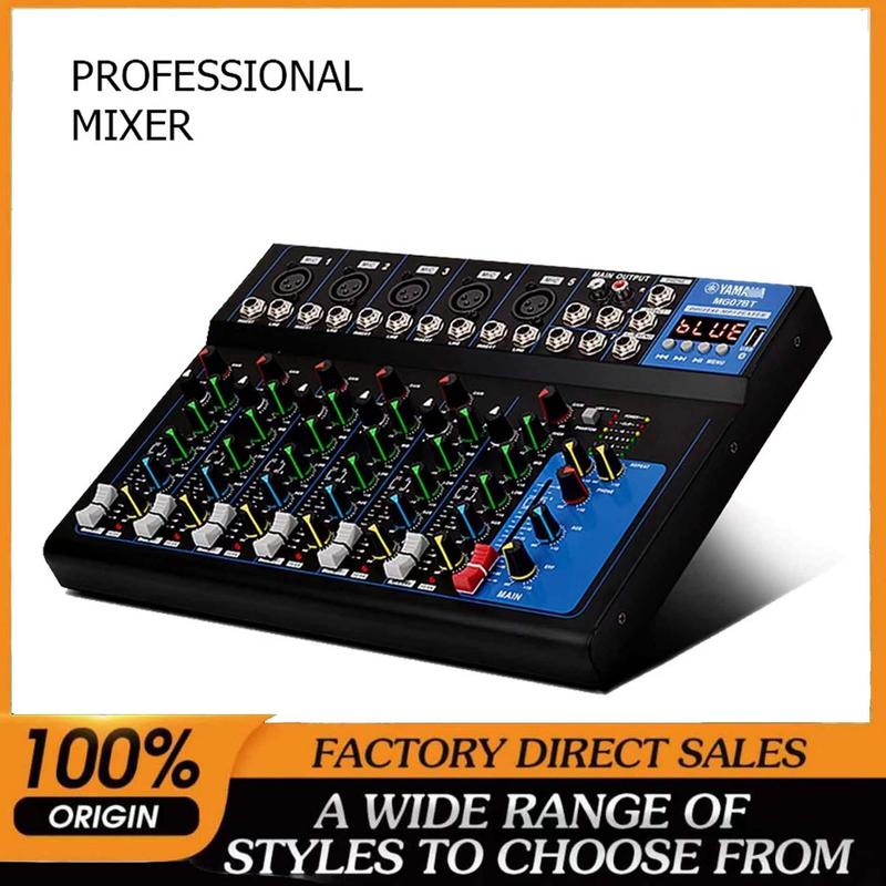 Mixer F7 Channel USB mixer Bluetooth connection MOREFAND Amplifier ...