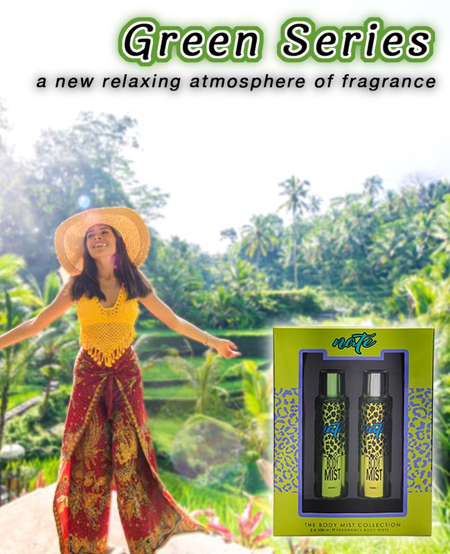 Nate Body Mist Green Series 100ml Fragrance Perfume Scent - TikTok Shop ...