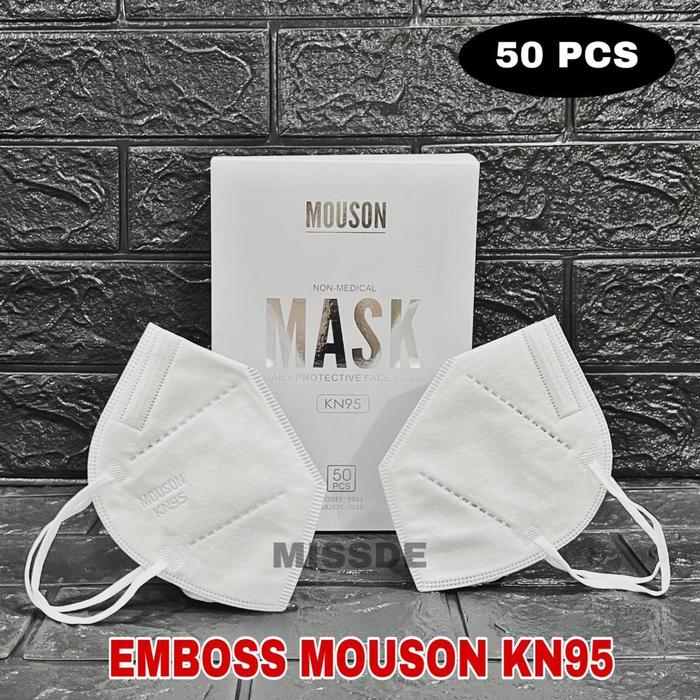 Jual MASKER KN95 MOUSON ISI 50 PCS - 50PC BOX BLACK - Jakarta Barat ...