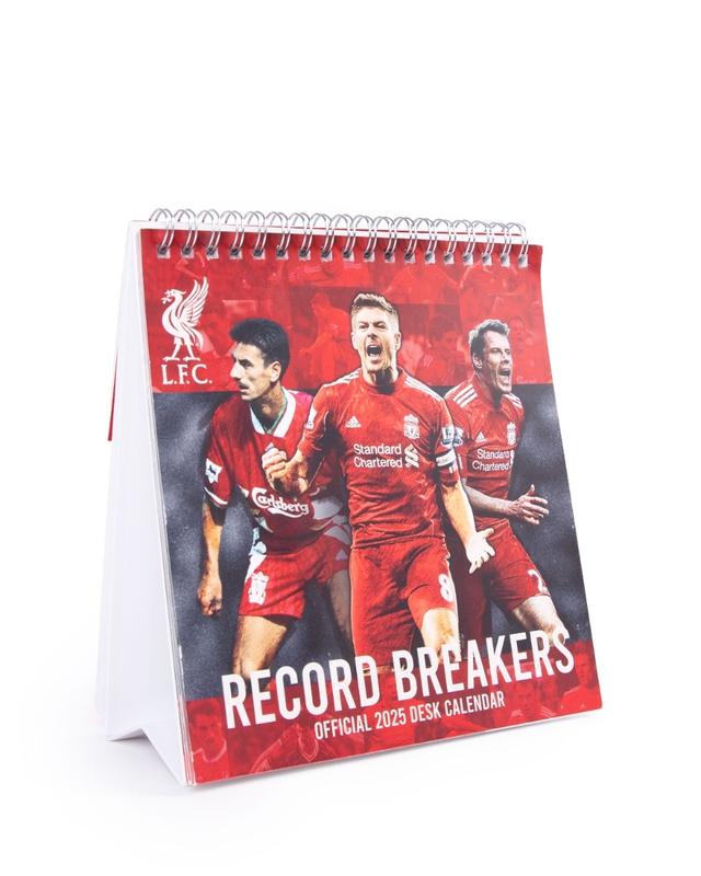 Liverpool FC Desk Calendar 2025 - Official LFC Accessories Kalender ...
