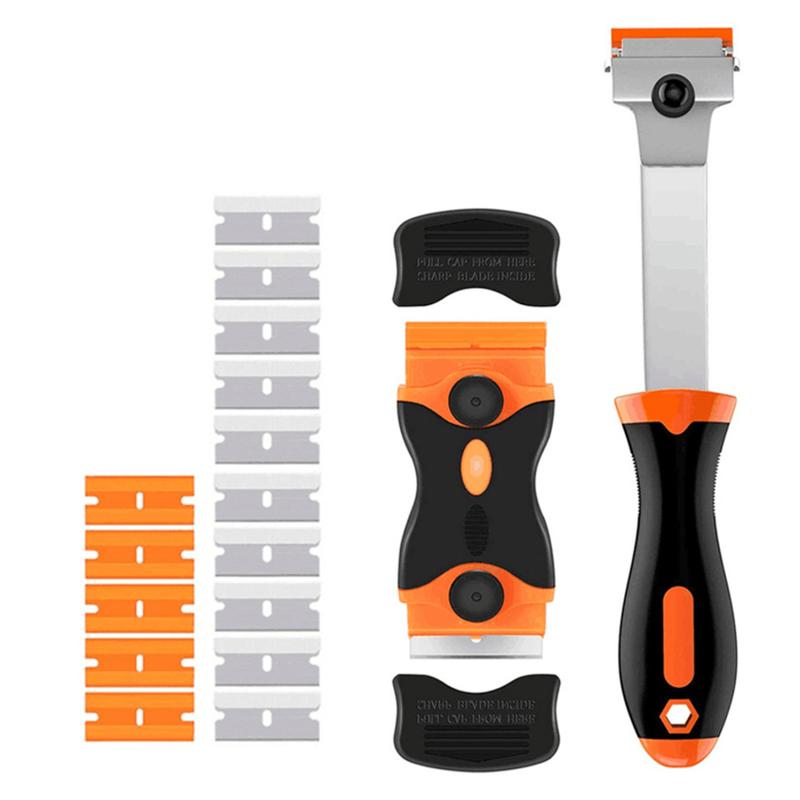 17pcs double-sided scraper long spatula blade set wall tile edge ...