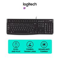 Jual Logitech K120 USB Wired Keyboard Plug and Play - Kota Sukabumi ...