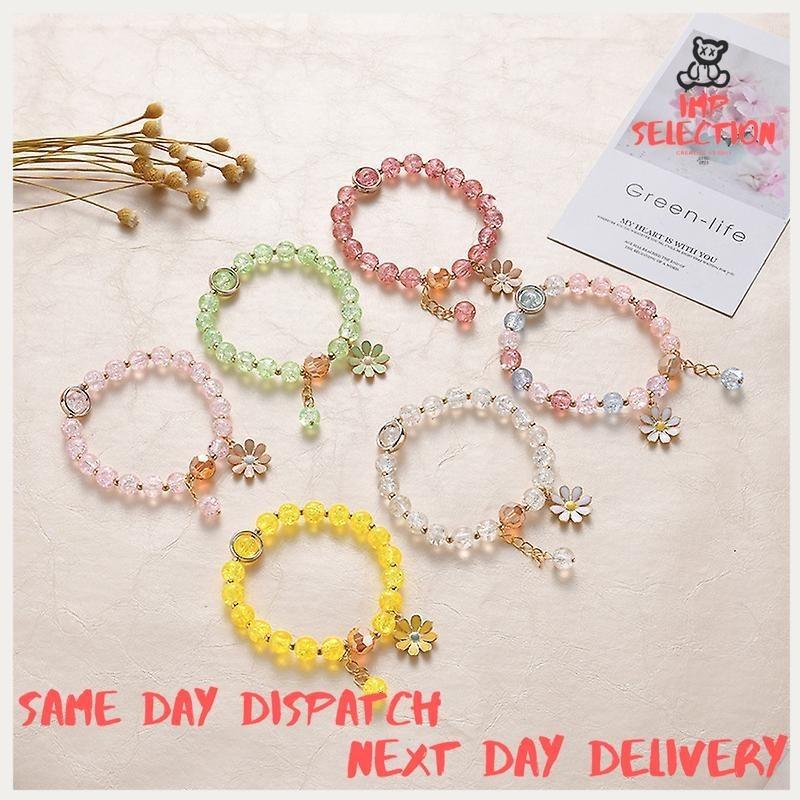 Gelang Kristal Palsu Bunga Comel Cute Flower Pendant Crystal - TikTok ...