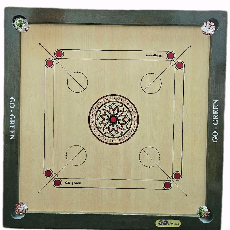 Go Green Carrom Board Papan 16mm binkai kayu keras ( Tropica - TikTok ...