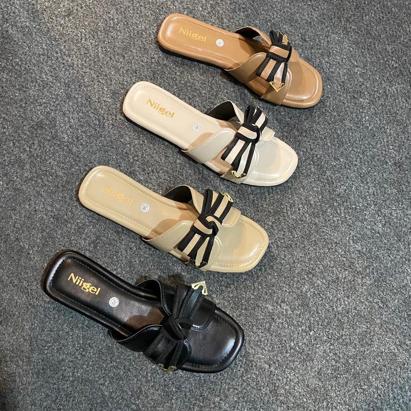 Niigel - Rina Sandal Flat Wanita Pita Kekinian Model Korea Sendal - Shop | Tokopedia
