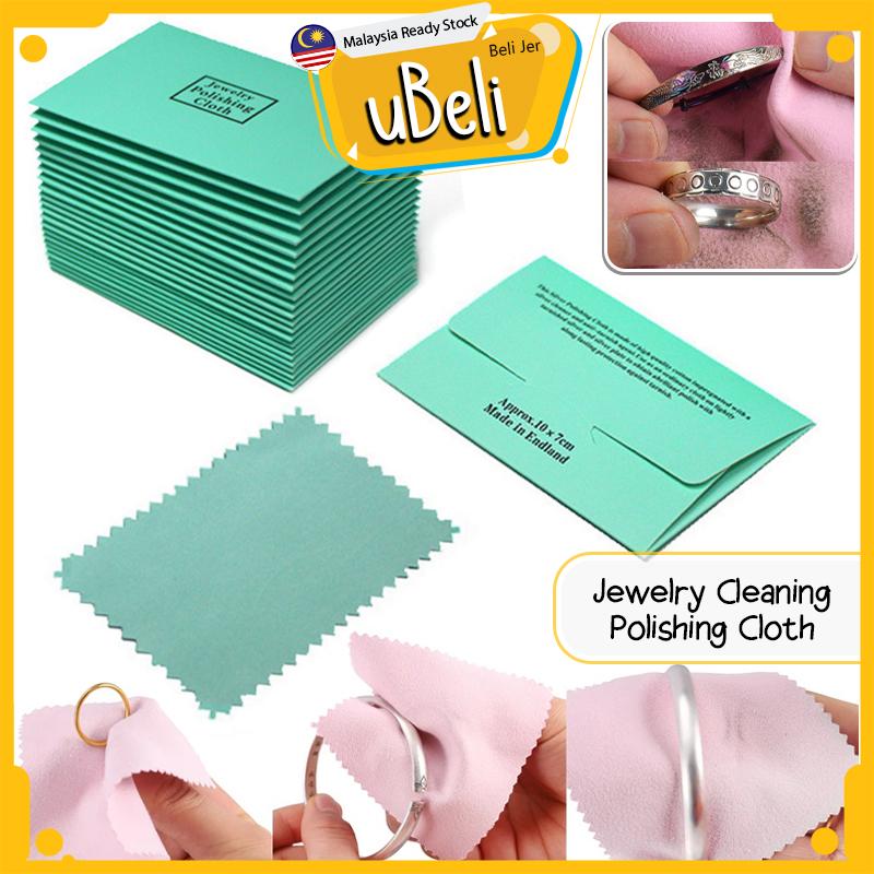 [uBeli] Kain Lap Silver Silver Jewelry Cleaning Polishing Cloth ...