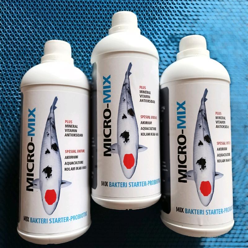 MICRO-MIX 1000 ML BAKTERI STARTER Untuk Koi, Penjernih Air dan - Shop ...