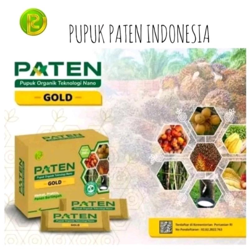 PUPUK PATEN GOLD 1 box (1x12sachet) pupuk organik teknologi nano - Shop ...