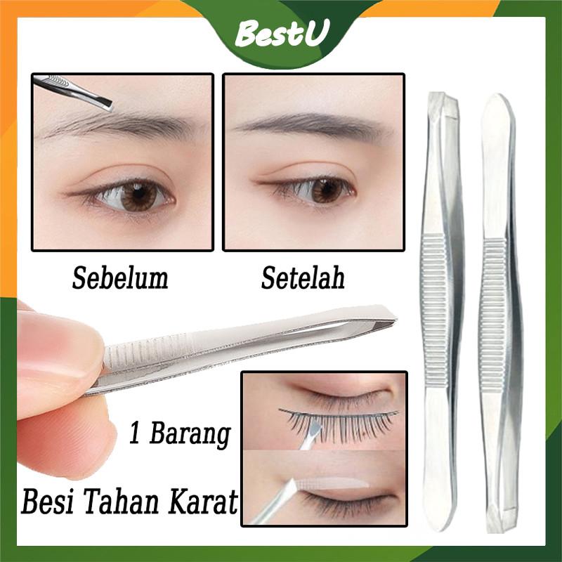 Pinset Stainless Steel /Pinset Alis Ketiak Uban Alis /Pinset Stainless ...