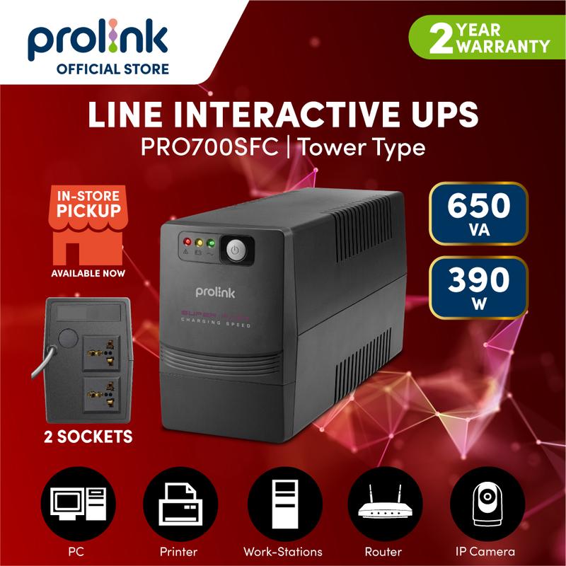 [Best Seller] Prolink 650VA/360W UPS Backup Power Supply wit - TikTok ...