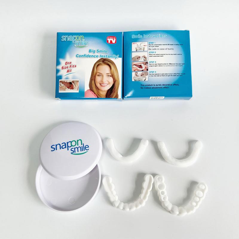 Smile Enhancer Clip-On Cosmetic Teeth Covers - Natural Look Teeth ...