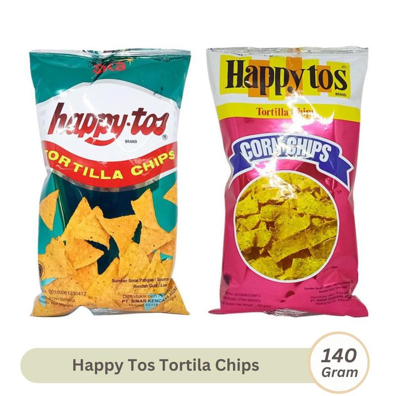 HAPPY TOS TORTILA ORIGINAL / CHEESE 140GR KRIPIK JAGUNG ASIN - Shop ...