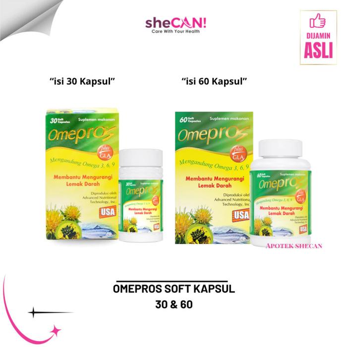 Jual Omepros Soft Kapsul - Isi 30 & 60 SOFT CAPSULES /Suplemen ...