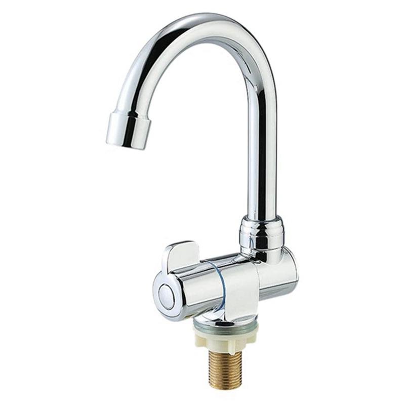 Rotation Copper Basin Faucet Cold Deck Kitchen Folding Caravan - Shop ...