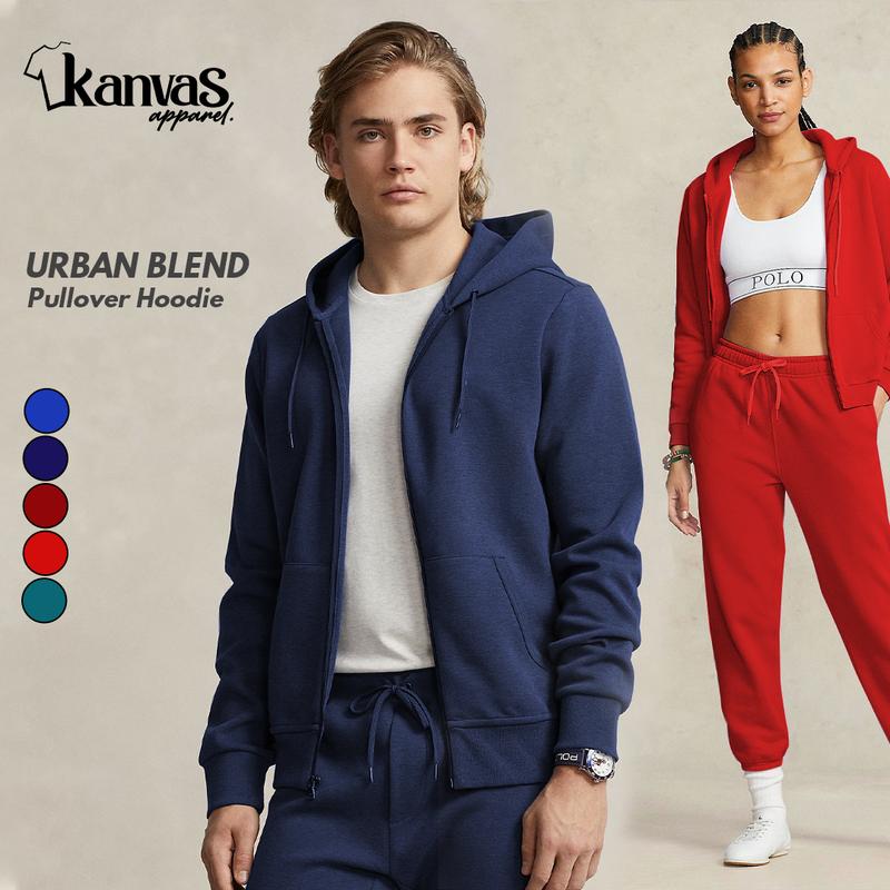 Kanvas Apparel Hoodie Jacket Plain with Zipper Pro-Ex Collection ...
