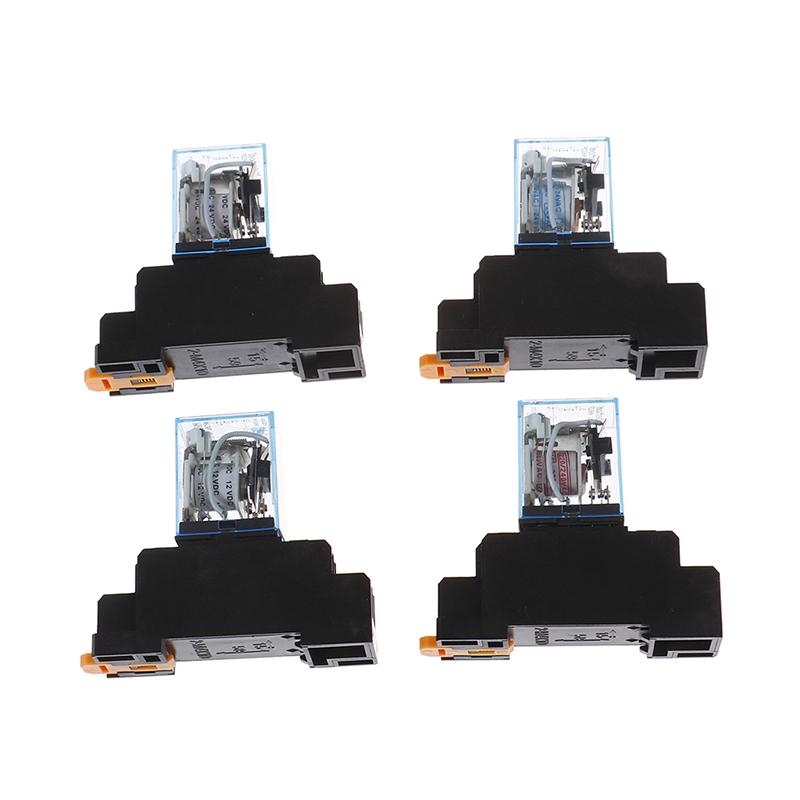 AC220V 12VDC 24VDC 24VAC 5A 8PIN Coil Power MY2N-J Relay HH52P - TikTok ...