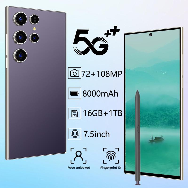 HP Murah Galaxy S-24 Ultra++ SmartPhone 7.5inch Layar 16GB+1TB Memori ...