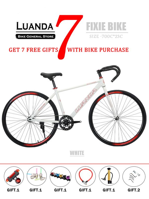 LUANDA 700C FIXIE Bike Steel FIXIE Single Speed 700C*23C - TikTok Shop ...