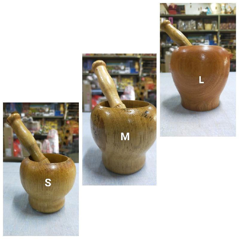 Lesung Kayu Kecil / Lesung Kayu Murah - TikTok Shop Malaysia