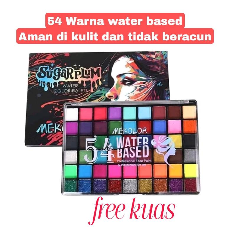 54 Color Face and Body Painting Set Lukis Wajah dan Tubuh 54 - Shop ...