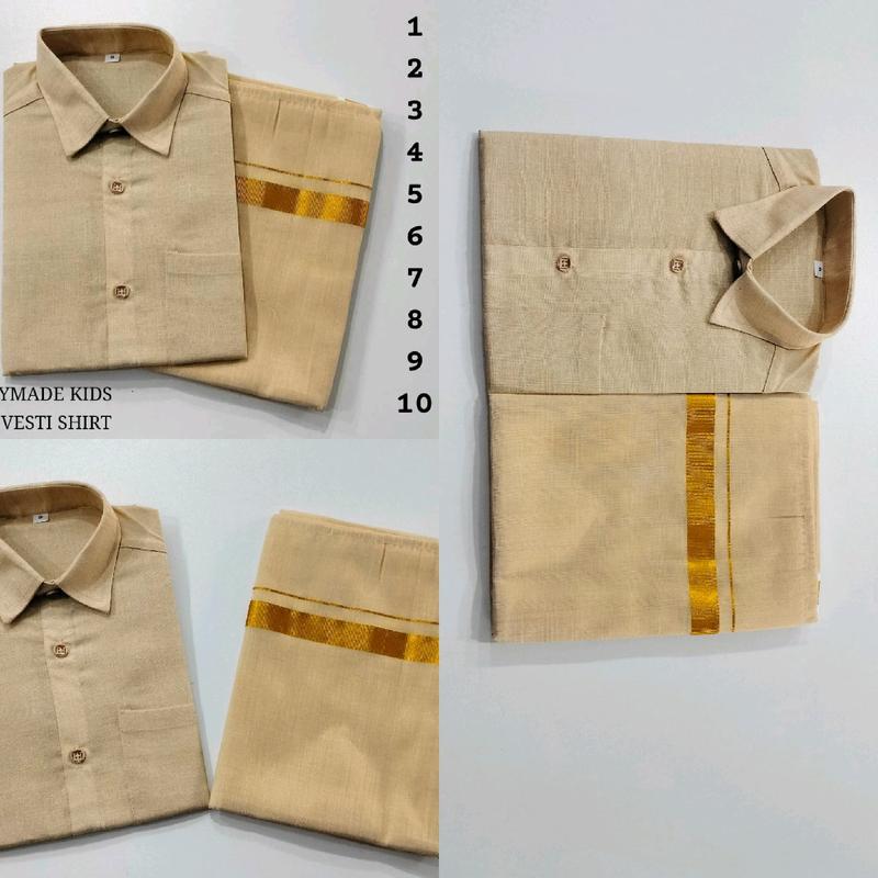KIDS GOLD JAARI READYMADE VESTI SHIRT - TikTok Shop Malaysia