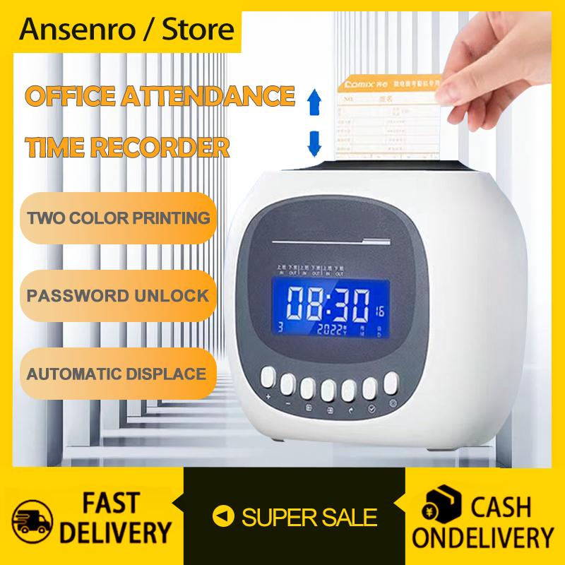 Digital Punch Card Attendance Machine Bundy Clock Time Recorder ...