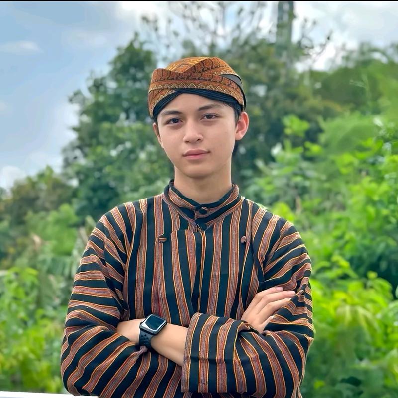 Surjan Pria Baju Adat Lurik Tradisional Solo Jogja Motif Garis-Garis ...