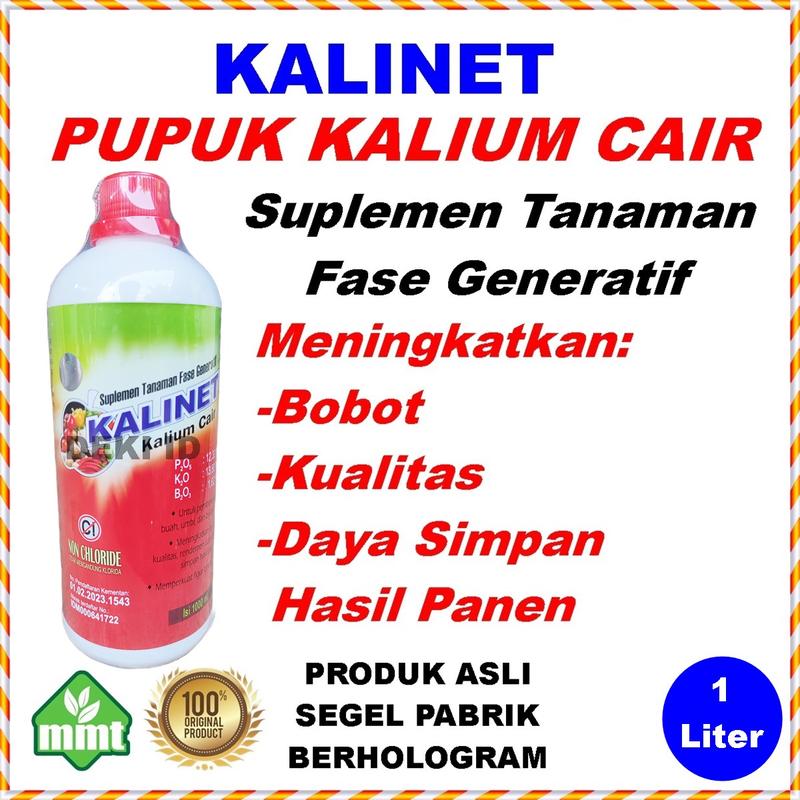 Kalinet 1 Liter Pupuk Kalium Cair Pembuahan Generatif Tanama - Shop ...