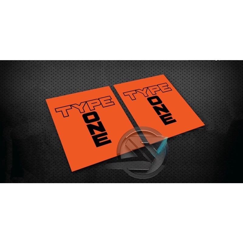 (Ready Stock)S67# TYPE ONE AND ADVAN CAR STICKER for car HONDA - TikTok ...