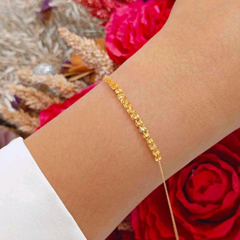 hazel palay minimalist bracelet .45g est wt affordable daint - TikTok ...