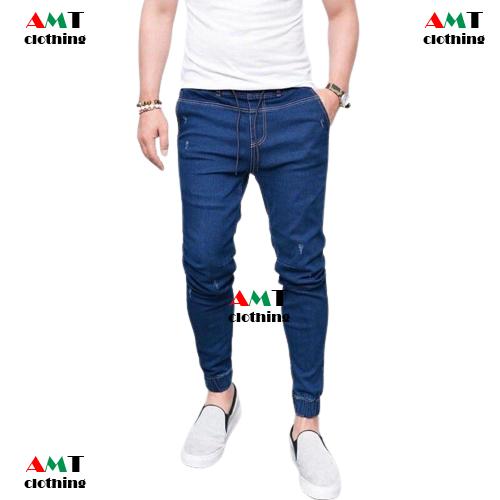 Seluar Jogger Lelaki [28-38]High Streachable Denim Joggers Pant ...
