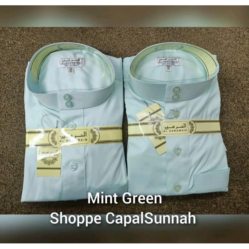 jubah Al haramain mint green 2xl olive Clothing Robe - TikTok Shop Malaysia