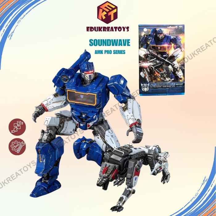 Promo Soundwave Transform Bumblebee movie Yolopark Amk Pro model kit ...