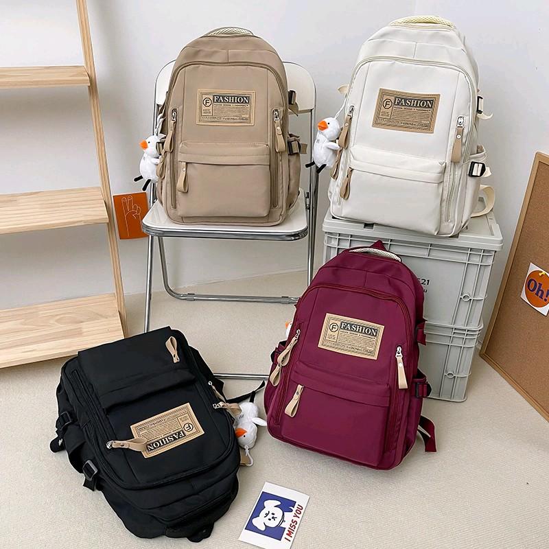 Korean Style Unisex Large Capacity Backpack Travel Bag, School - TikTok ...
