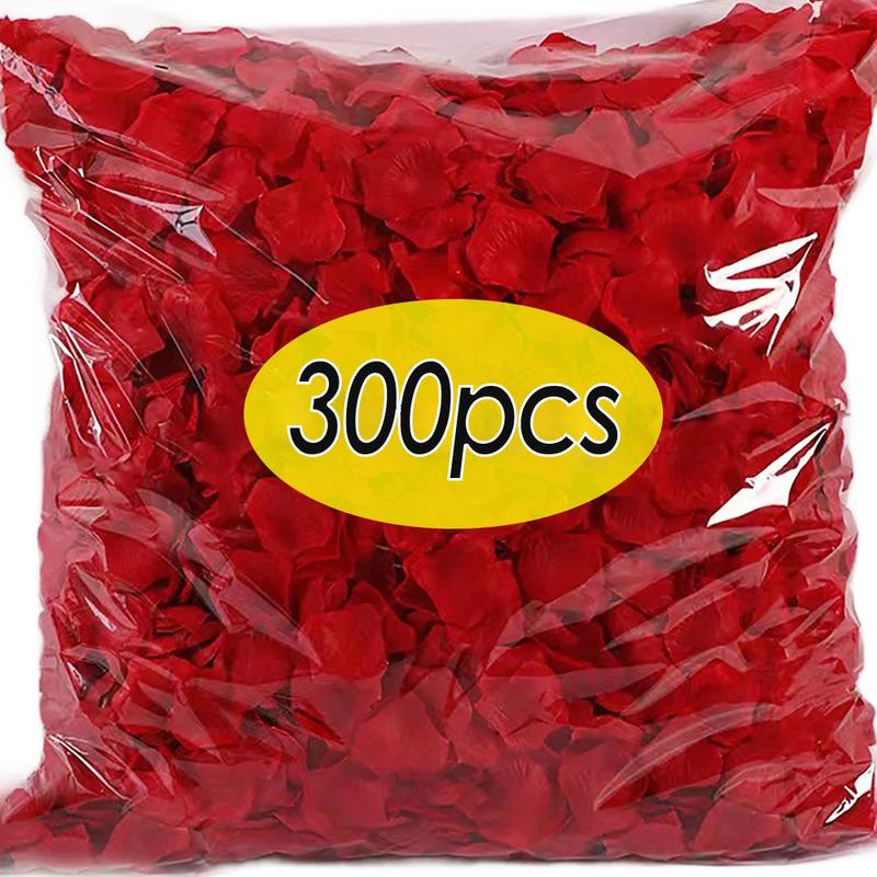 300/100Pcs Artificial Fake Rose Petals Colorful Silk Flower Rose ...