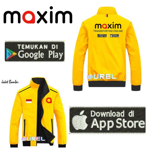 Jaket motor pria dan wanita maxim kuning terbaru 2024 - jake - Shop ...