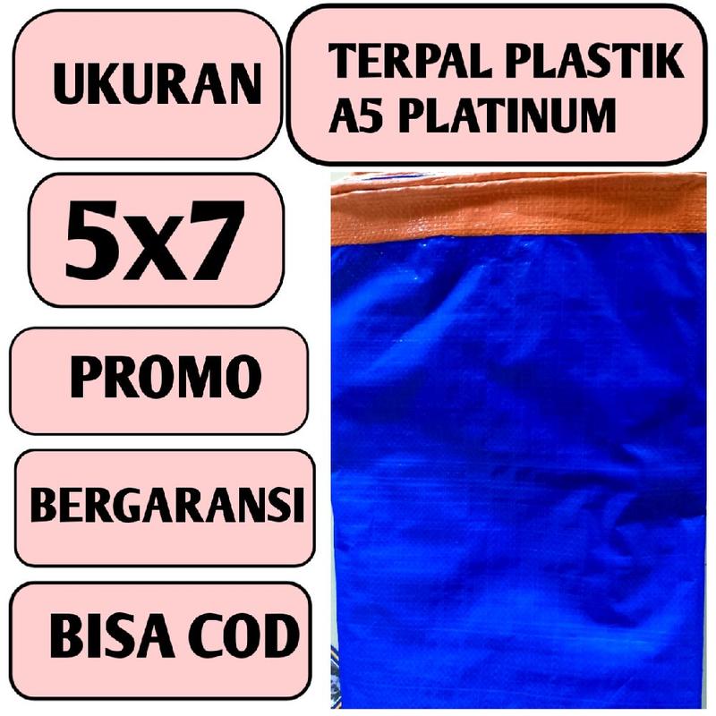 terpal plastik 5x7 a5 platinum - Shop | Tokopedia