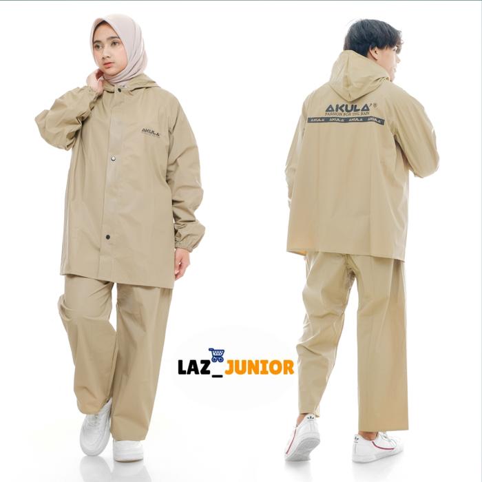 Promo AKULA Jas Hujan Original Pria Wanita Dewasa bahan pvc 25 untuk ...