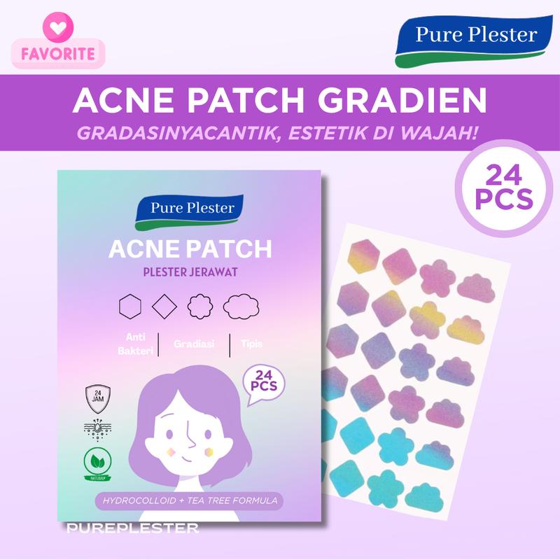 Acne Patch Gradien / Plester Jerawat Warna Gradiasi 4 Bentuk Awan ...