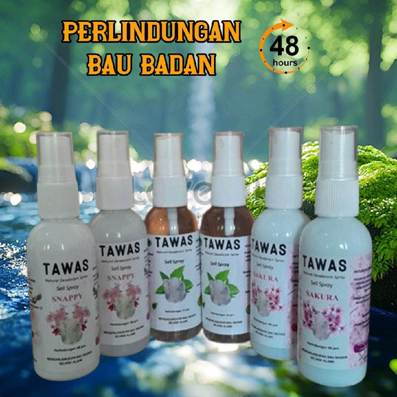 PAKET 6PCS TAWAS DEODORANT SPRAY MIX SA - Shop | Tokopedia