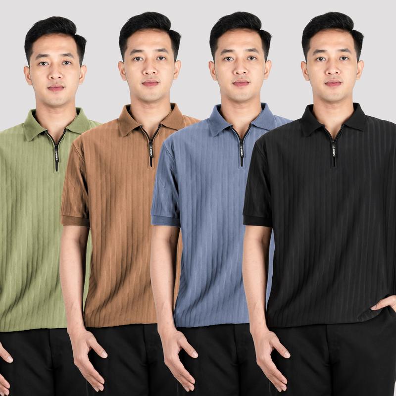 Otsky Polo Shirt Pria Rail Knit New All - Shop | Tokopedia