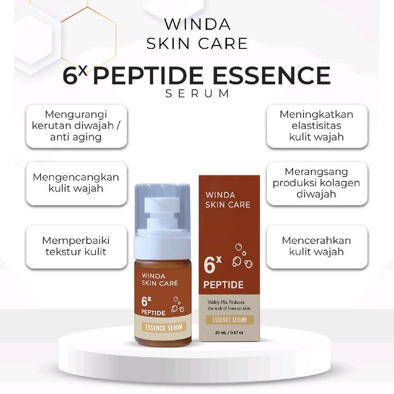 6x Peptide Essence Serum Anti Aging Whitening Glowing WINDA SKIN CARE ...