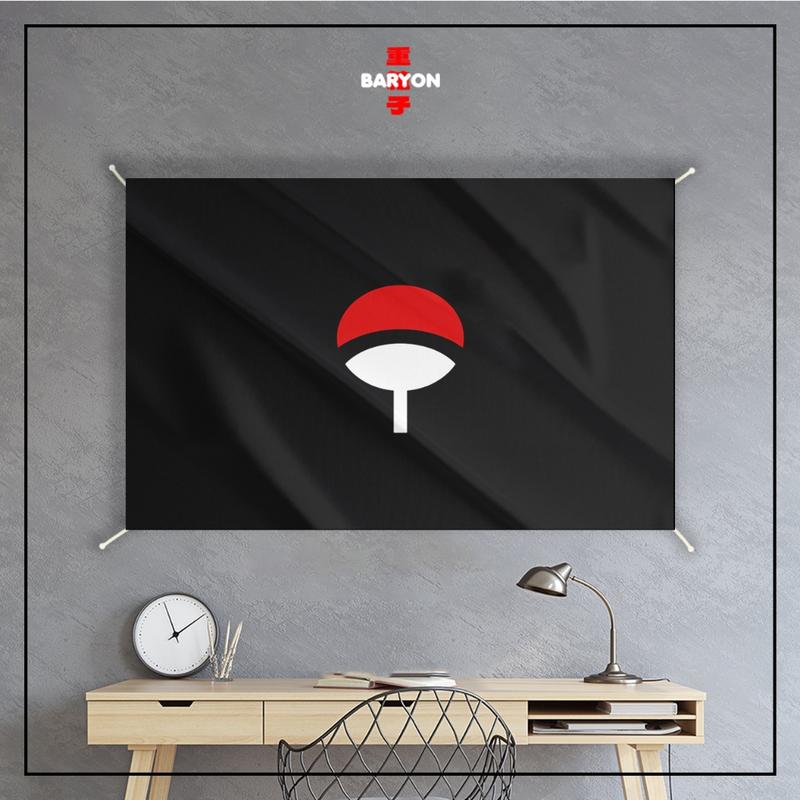 BARYON Bendera Anime BORUTO NARUTO LAMBANG CLAN KONOHA Full Print ...